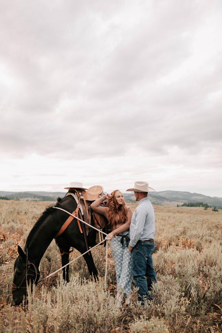 Gorgeous Western Engagement Photos Taken In Wyoming