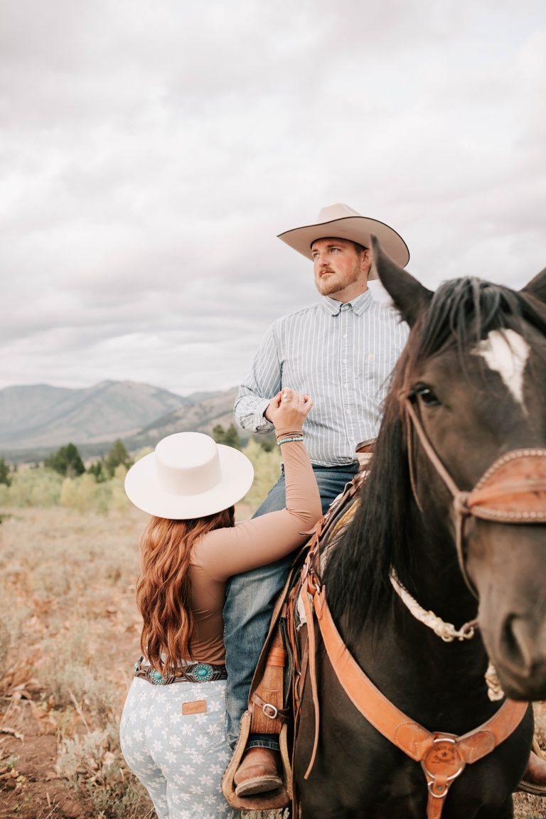 Gorgeous Western Engagement Photos Taken In Wyoming